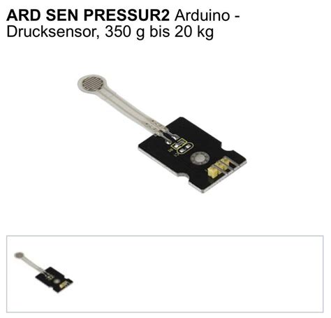 Ard Sen Pressur2 Arduino Drucksensor 350 G Bis 20 Kg Kaufen Auf