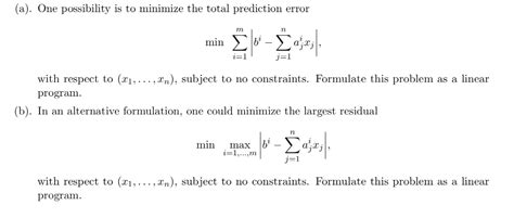 Solved Problem Points Consider The Following Data Chegg Com