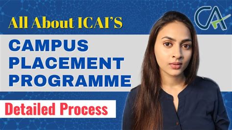 All About Campus Placement Programme By Icai Campus Placement For Ca