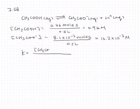 Solved Acetic Acid Dissociates Partially Into Ions In Water As Shown Below Calculate The Acid