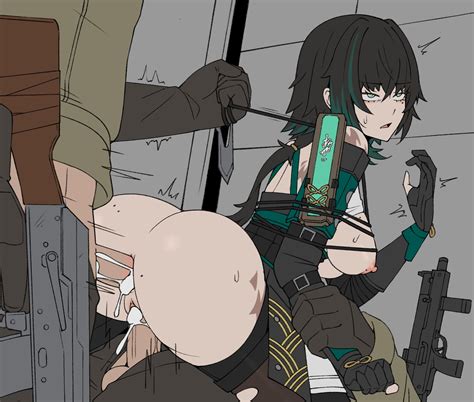 Rule 34 1girls 2boys Anal Anal Sex Anus Arm Grab Ass Black Hair Blue