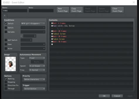 Character Wont Appear After Switch Is On Rpg Maker Forums