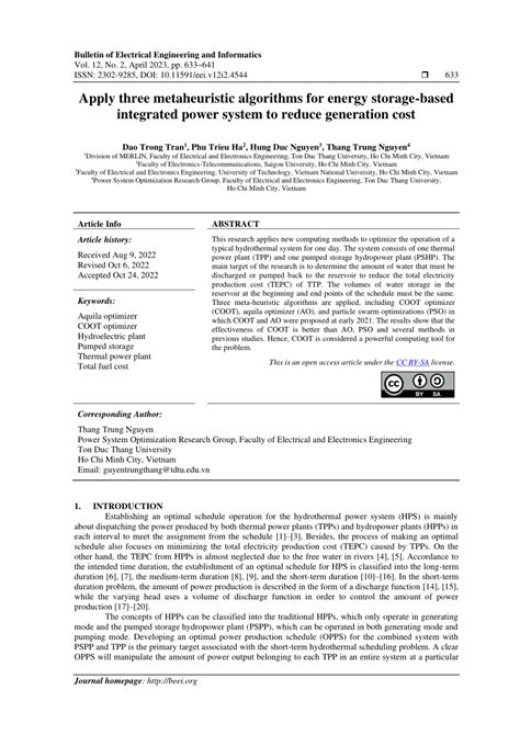 Pdf Apply Three Metaheuristic Algorithms For Energy Storage Based