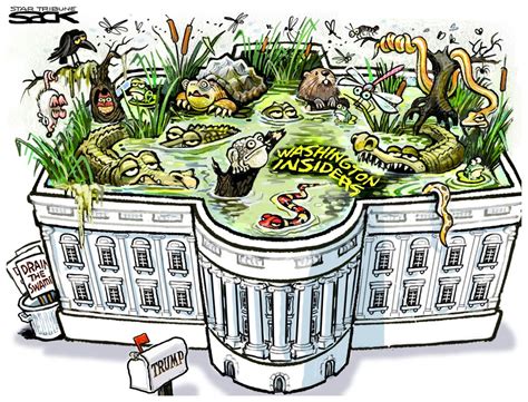 Political Cartoon U S Washington Insiders Swamp The Week