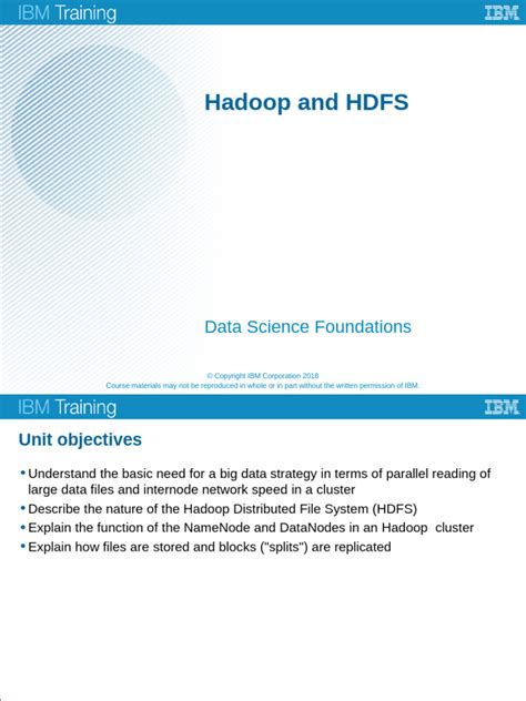 4 hadoop and hdfs pdf apache hadoop computer cluster
