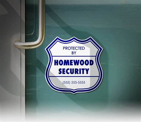 Security Decals Alarm System Decals Signazon