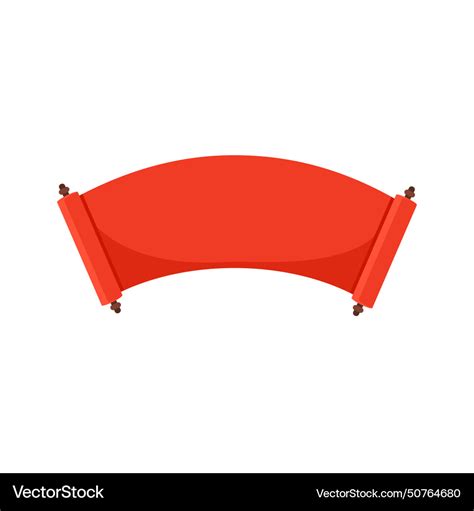 Chinese Curved Scroll Royalty Free Vector Image