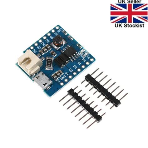BATTERY SHIELD FOR WeMos D1 Mini Single Lithium Battery Charging