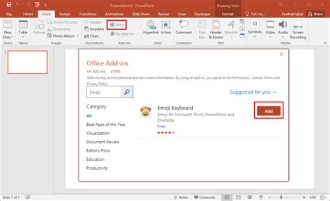 Как вставить смайлик в презентацию Powerpoint