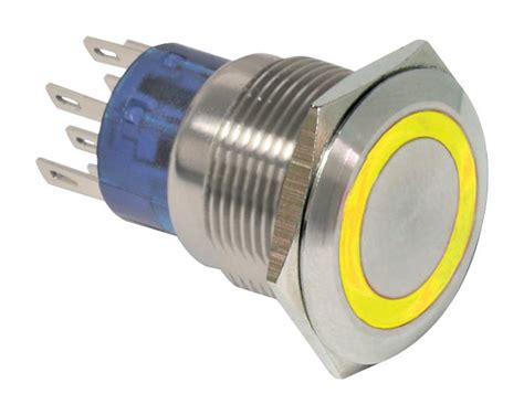 E Switch Ulv7f2hsll16l21 Anti Vandal Sw Dpdt 3a 250vac Red India Tanotis