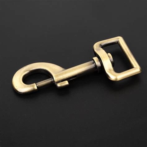 Buy 1 Inch Brushed Brass Swivel Snap Hooks Online Country Brook Craft