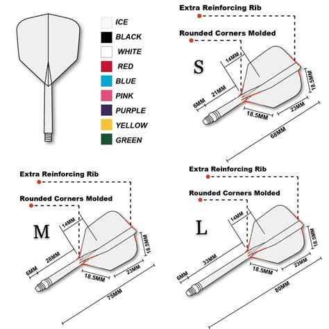 Cuesoul Rost 77 Integrated Dart Flights Big Wing Blue Raptor Darts