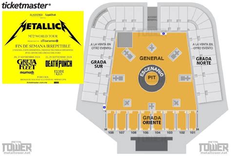 METALLICA M72 World Tour en México 2024 Fechas, mapa, boletos y precios