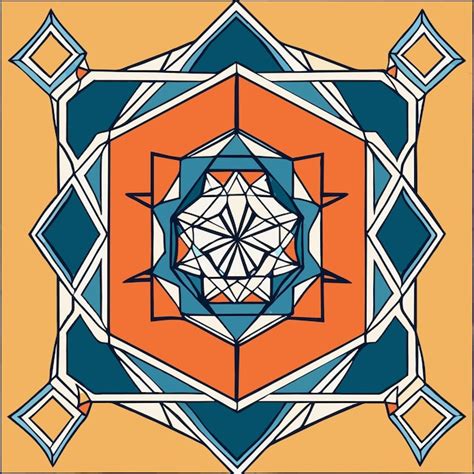 Premium Vector Sleek Vector Geometric Tiles Design Essentials Unleashed