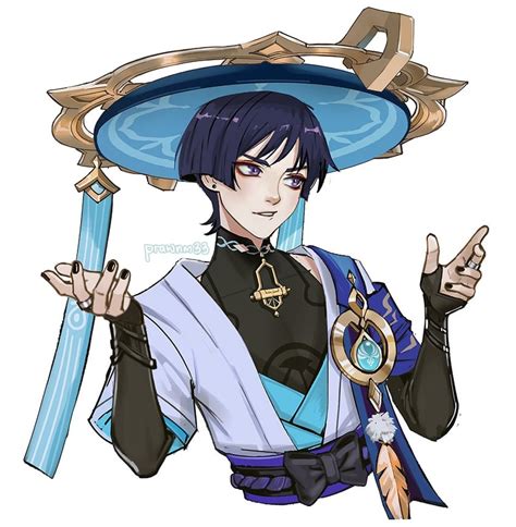 Scaramouche And Wanderer Genshin Impact Drawn By Mistermagnolia