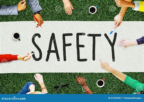 Safety Data Protection Network Security Safe Concept Stock Image