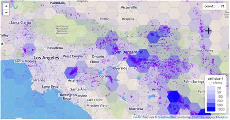 spatial aggregation explorer