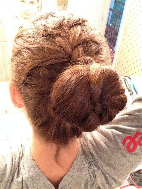 French Braid Into Fishtail Bun Hair Fishtail Bun French Braid