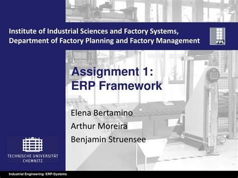 Ppt Assignment 1 Erp Framework Powerpoint Presentation Free