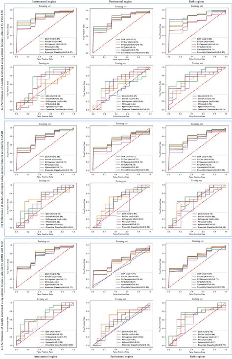 Classification Models Developed Using Five Independent Classifiers And