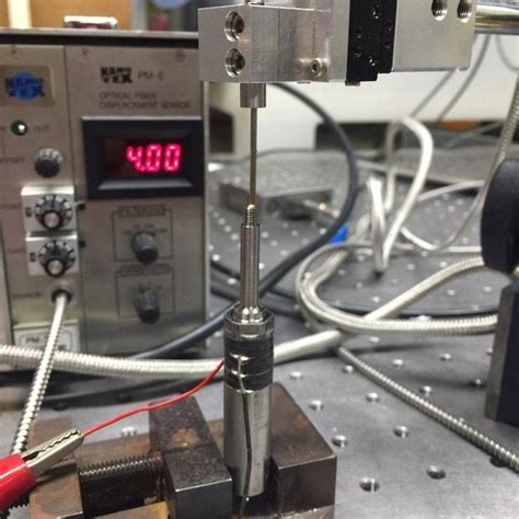 Setup For The Displacement Measurement Download Scientific Diagram