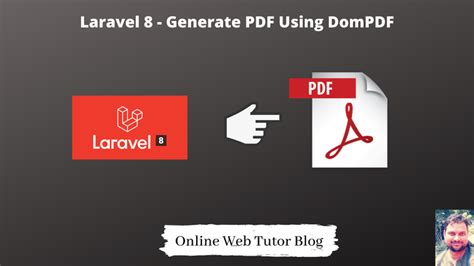 How Can Generate Pdf In Laravel 8 Using Dompdf