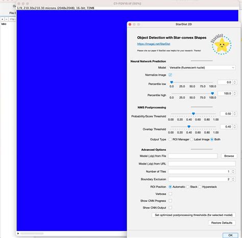 Using Stardist Without The Users Intervention Image Analysis Image Sc Forum