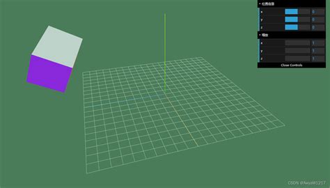 three js基础练习——渲染一个立方体 three js练习 csdn博客