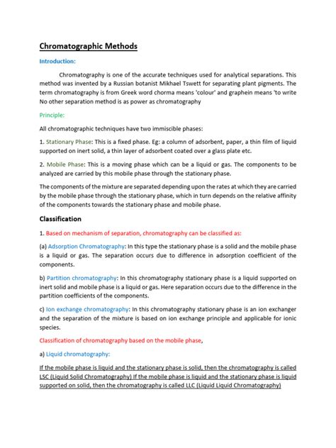 Module 3 Part 2 Chromatographic Techniques Download Free Pdf Chromatography Thin Layer
