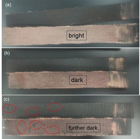 The Photograph Of Interfacial Fracture Surface Of Fabricrubber