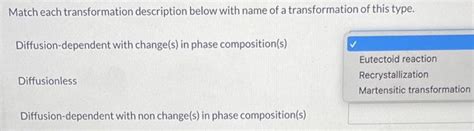 solved match each transformation description below with name