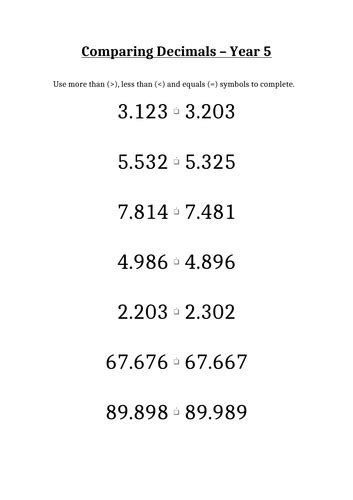 Fractions Decimals And Percentages Year 5 Teaching Resources
