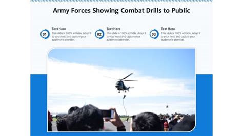 Army Forces Showing Combat Drills To Public PowerPoint Templates Slides And Graphics