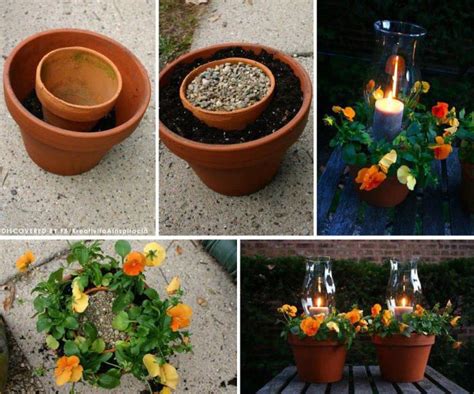 11 способов превращения старых цветочных горшков в оригинальные ...