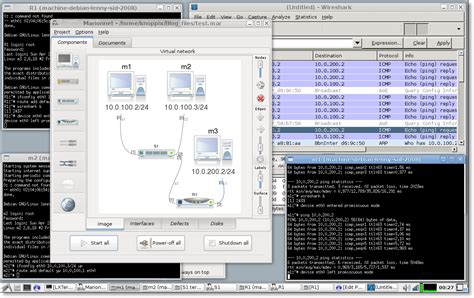 Marionnet Network Simulator Test Drive Open Source Routing And