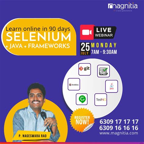 selenium frameworks java magnitia career magnitia