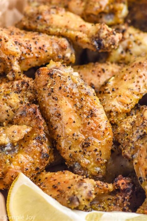 Easy Lemon Pepper Wings Simple Joy