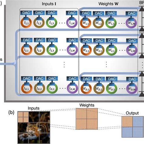 A Schematic Of A Parallel D × M Mrr Based Photonic Architecture For
