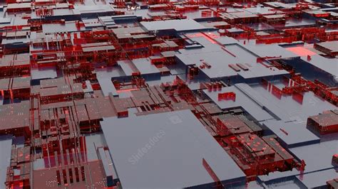 3d Technology Cube Matrix Powerpoint Background For Free Download