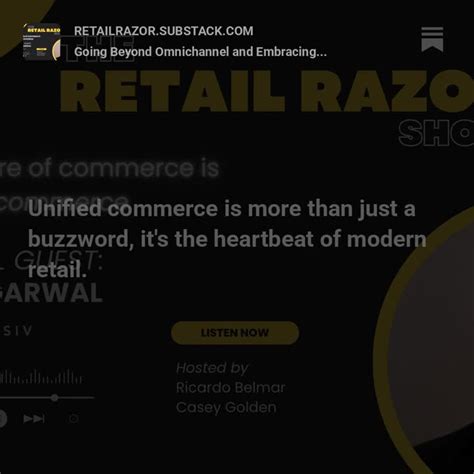 Video Retail Razor 🏷 On Linkedin Retailrazor Podcast