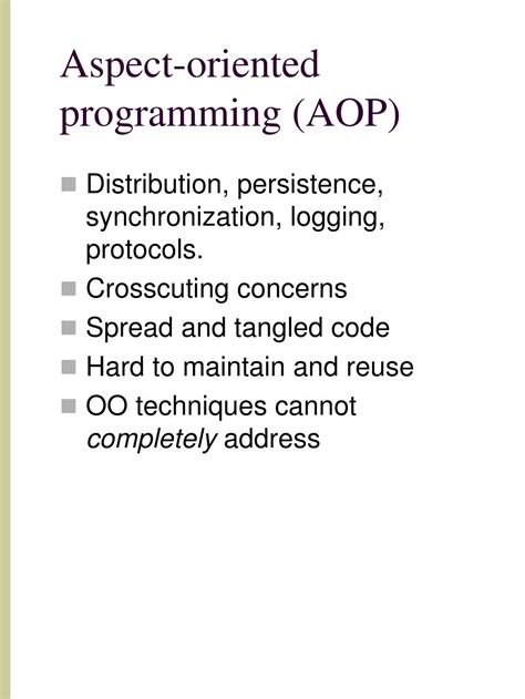 Ppt Aop Driven Variability In Software Product Lines Powerpoint