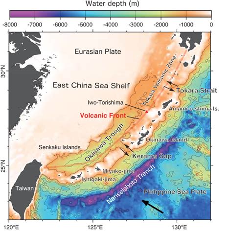 Map Showing The Geographic And Tectonic Features Of The Ryukyu Download Scientific Diagram