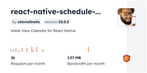 React Native Schedule Week View Cdn By Jsdelivr A Cdn For Npm And Github