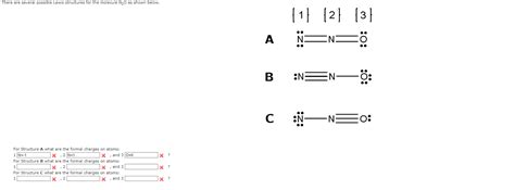 Solved There Are Several Possible Lewis Structures For The