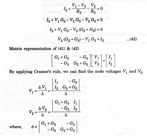 nodal method statement circuit diagram formula solved example problems