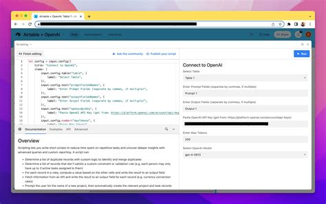 Integrate Airtable with OpenAI API (No 3rd Party Tools)