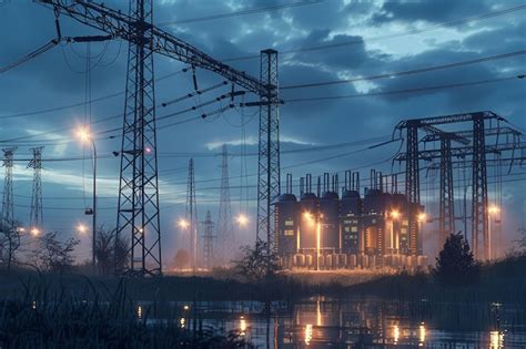 Premium Photo Smart Grid Systems For Energy Distribution