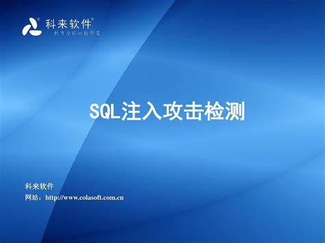 SQL注入攻击检测 word文档在线阅读与下载 无忧文档