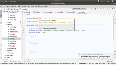 Php PhpStorm Does Not Recognize My Models In The App Folder Stack