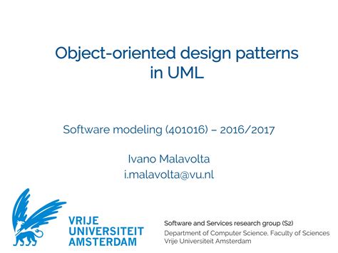 object oriented design patterns in uml [software modeling] [computer